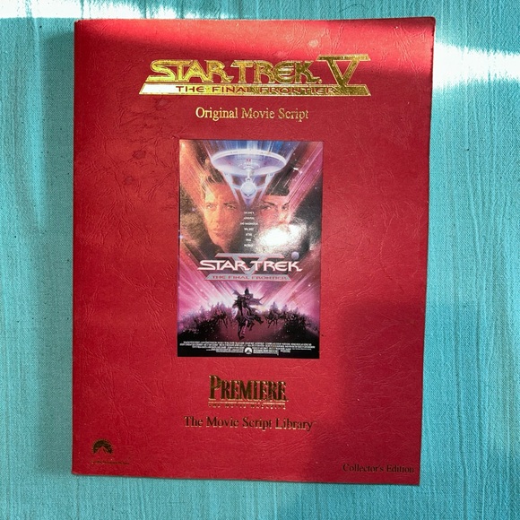 Star Trek | Toys | Star Trek V The Final Frontier Original Movie Script ...